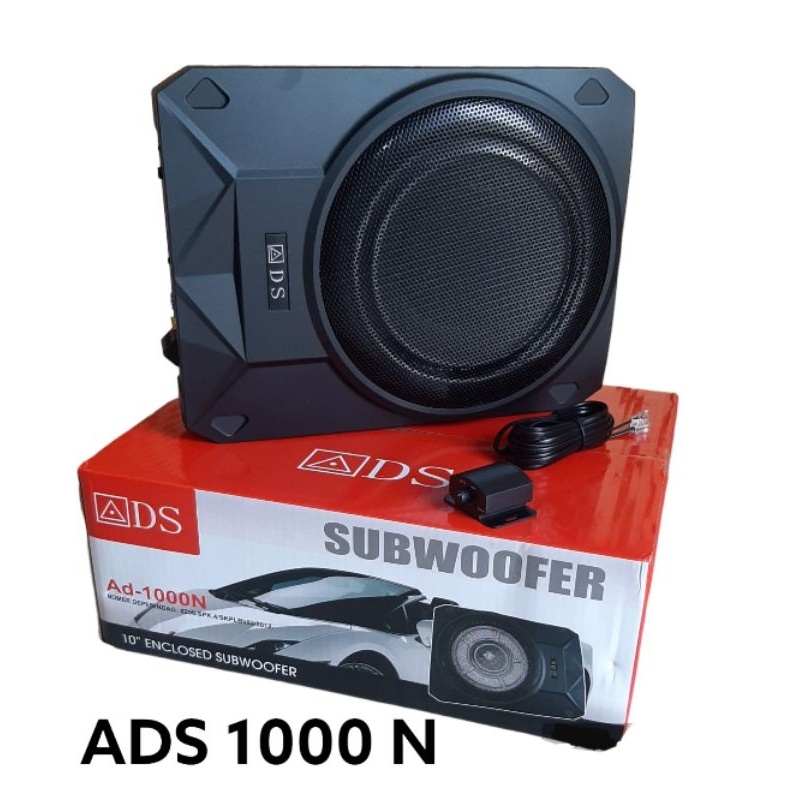 Jual Subwoofer kolong ADS 10" Aktiv Subwoofer ADS AD 1038 | Shopee ...