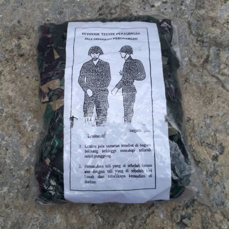Jual 1 SET SAMARAN RANSEL DAN SAMARAN HELEM/SAMARAN TNI | Shopee Indonesia