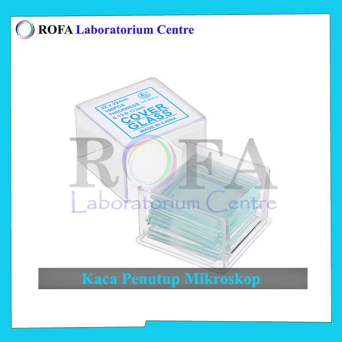 Jual Kaca Penutup Mikroskop / Cover Glass / Kaca Preparat / Kaca ...