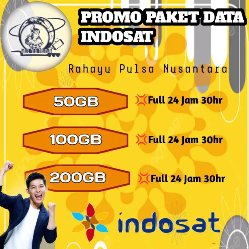 Jual PAKET DATA INDOSAT 50GB s.d 200GB [WAJIB CEK NOMOR] | Shopee Indonesia