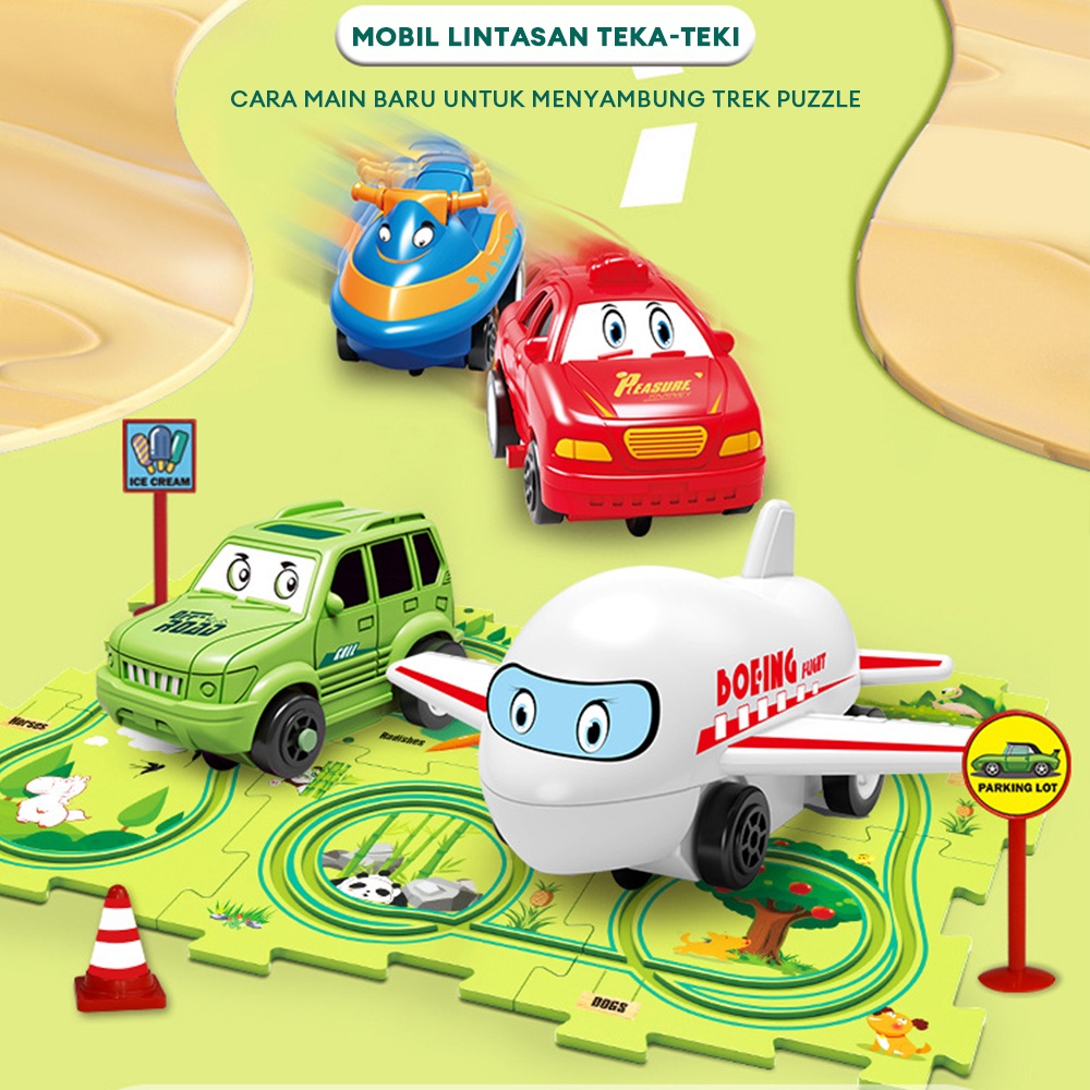Jual Tatajoy puzzle mainan labirin yang menyenangkan peta mobil Mainan ...
