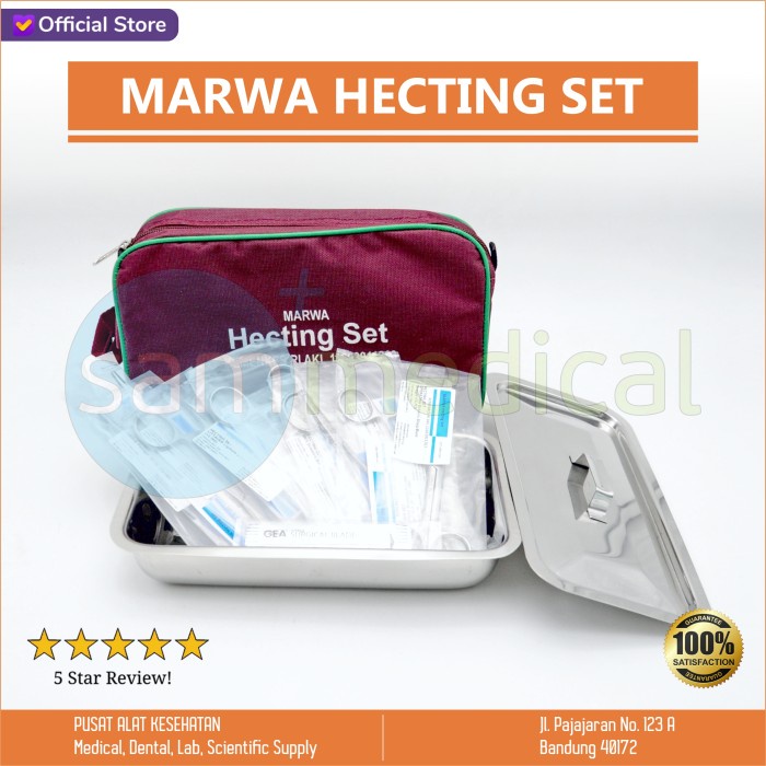 Jual MARWA Hecting Set atau Alat Bedah Rawat Luka | Shopee Indonesia
