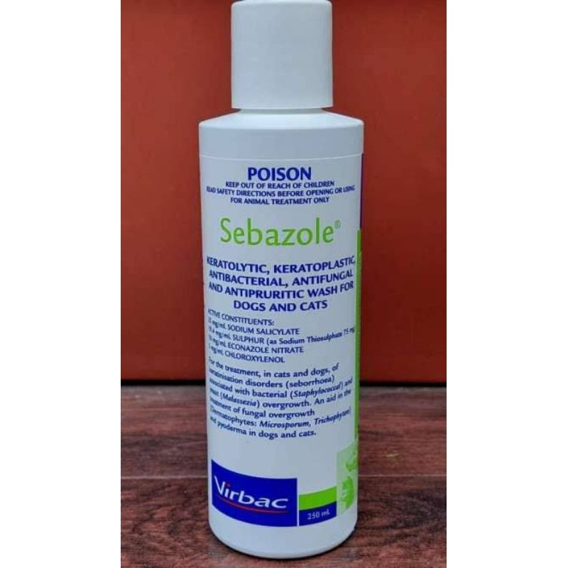 Jual SEBAZOLE VRIBAC 250 ML ( SAMPO ANJING & KUCING ) | Shopee Indonesia