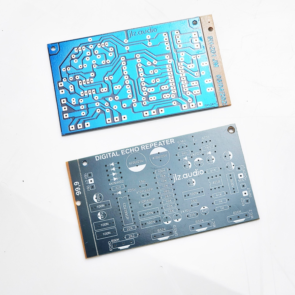 Jual (OML) PCB KIT ECHO 2 MIC SUPER DIGITAL REPEATER REVERB PLUS SIMETRIS 4 POTENSIO | Shopee ...