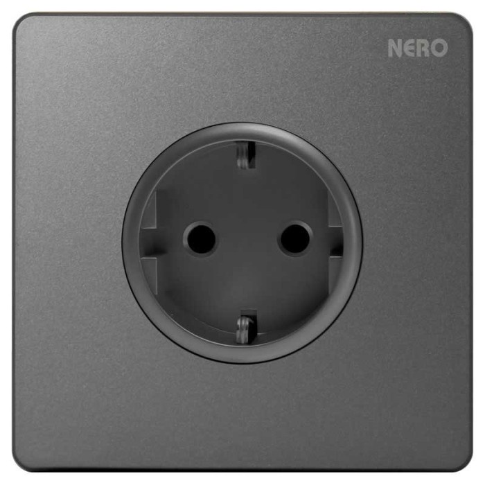 Jual Nero Stop Kontak CASA X2 - 1 Gang Schuko Socket - Casa X216VG ...