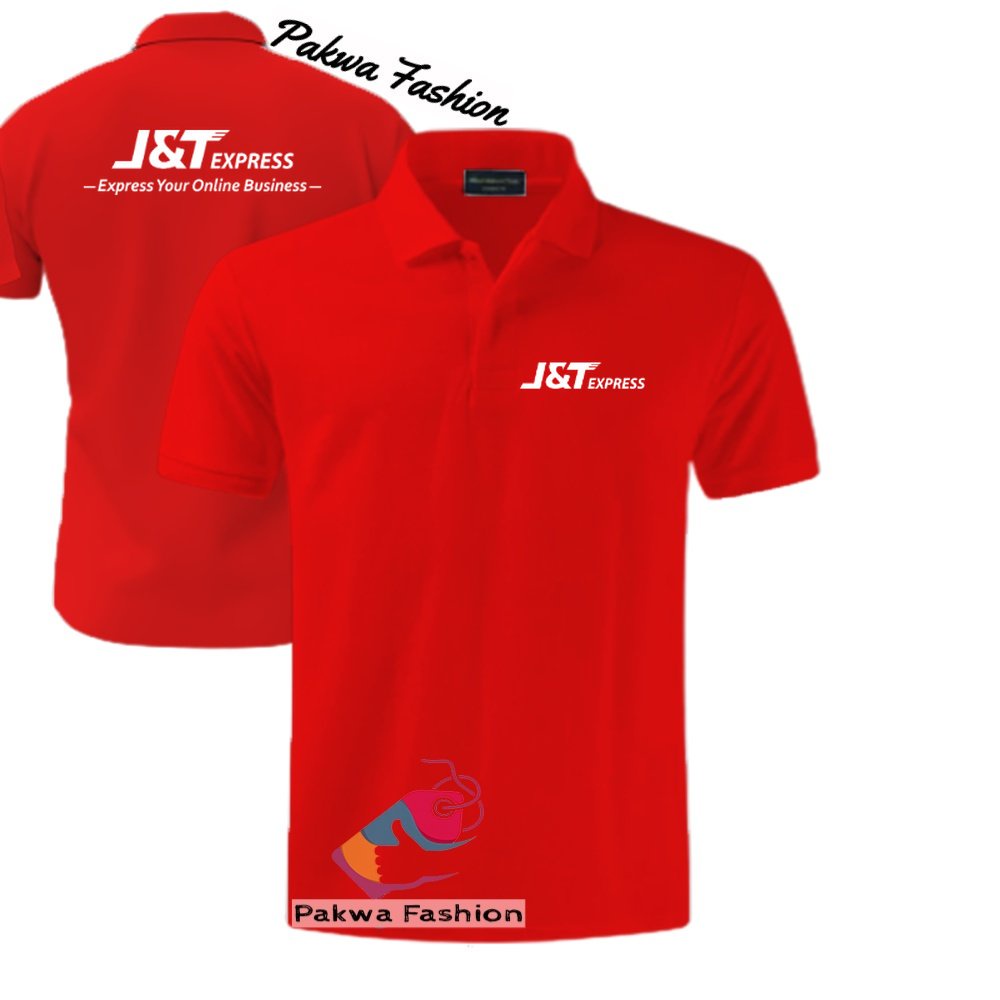 Jual kaos Poloshirt JNT-Express Premium Distro Baju Seragam Kantor Pria ...