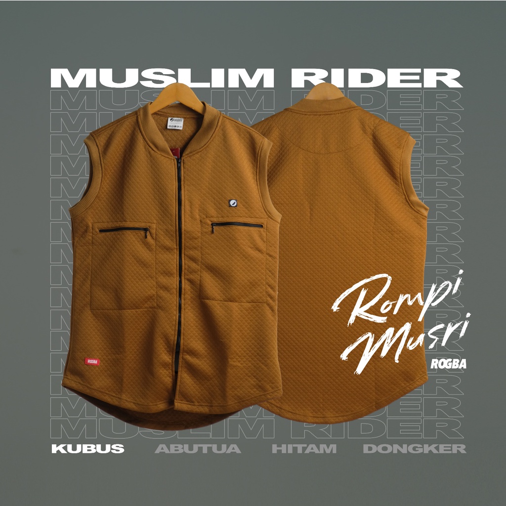 Jual Rompi Rosal Riders Musri Motor Bahan Fleece Dewasa Outer Muslim ...
