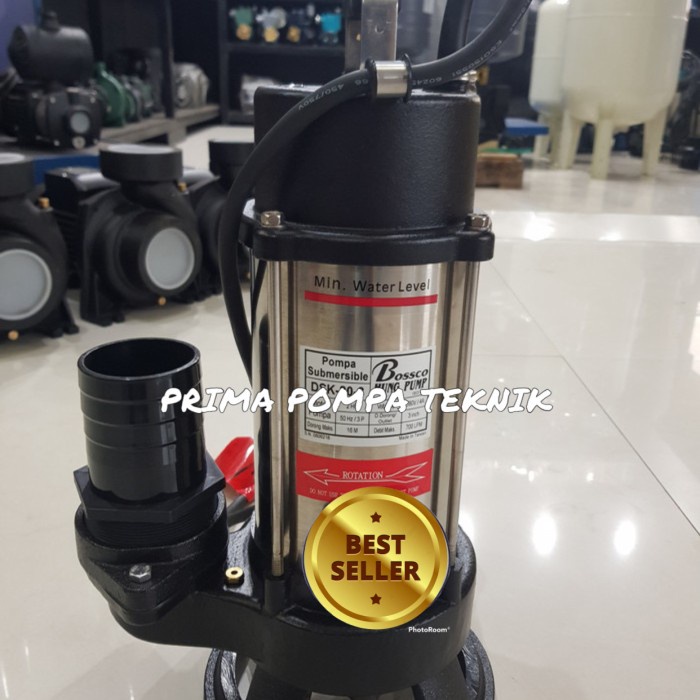 Jual BOSSCO DSK 20 3PHASE 2HP SUBMERSIBLE SEWAGE CUTTER PUMP BOSSCO ...