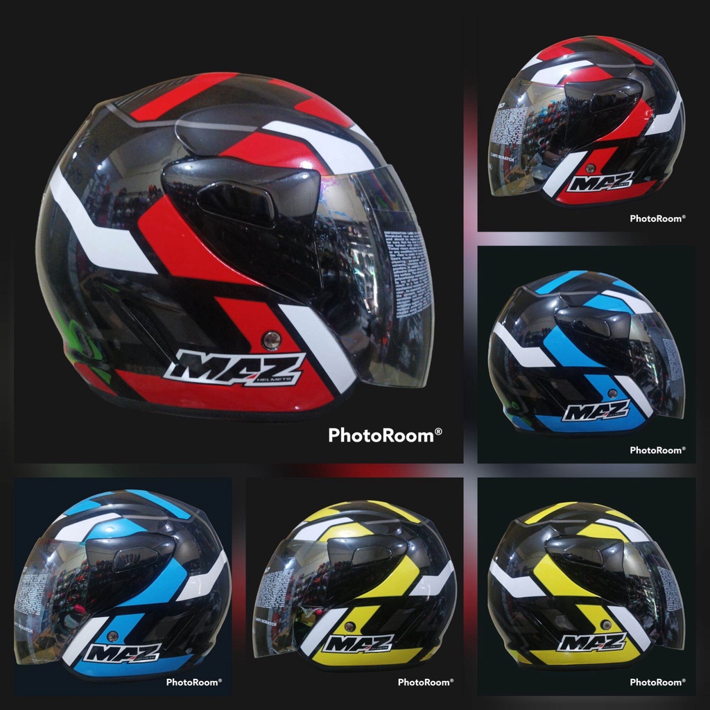 Jual HELM MAZ SONIC MOTIF INFINITY MURAH | Shopee Indonesia