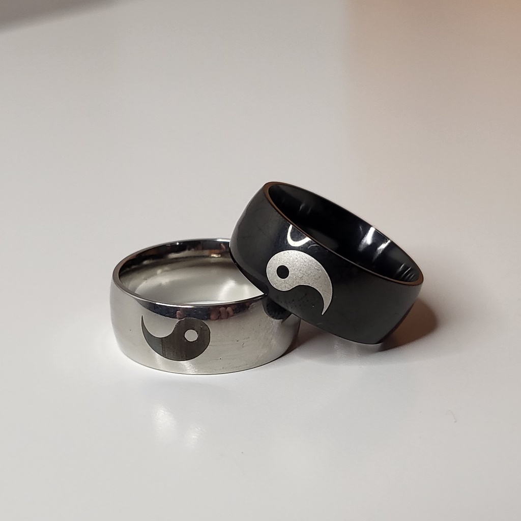 Jual Cincin Yin Yang Stainless Titanium Couple Ring Cosette Pria Wanita ...