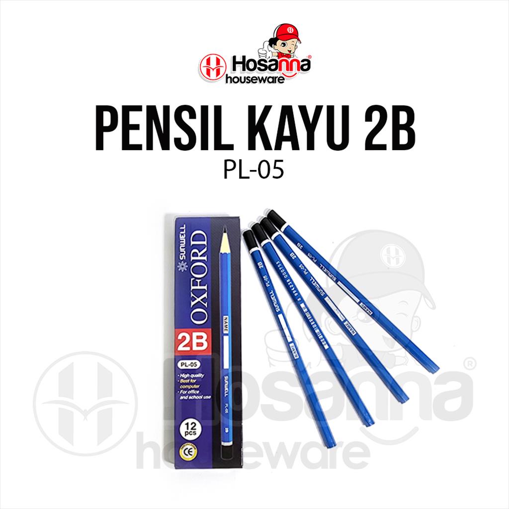 Jual Pensil 2B BIRU PL-05 Isi 12pcs / Alat Tulis Pencil | Shopee Indonesia