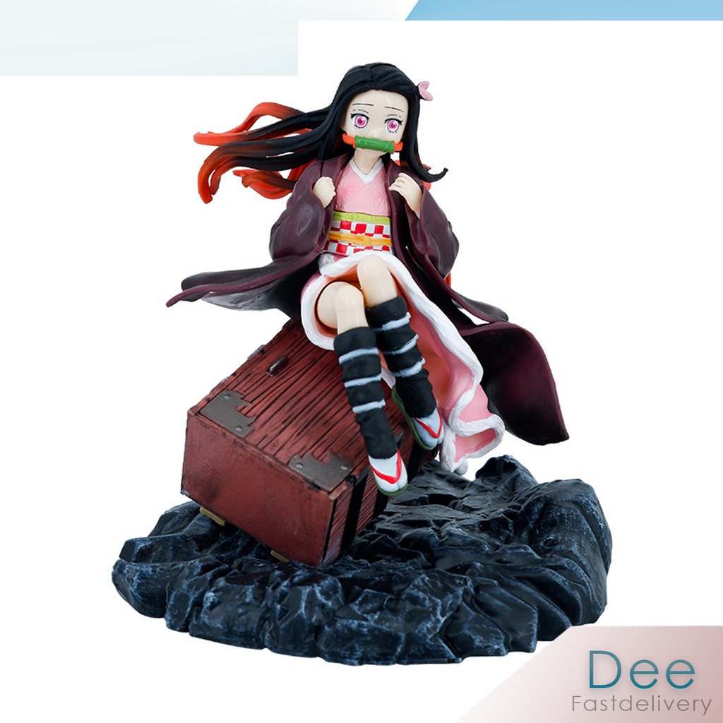 Jual Nezuko Sitting posture 16cm Demon Slayer action figure PVC D ...