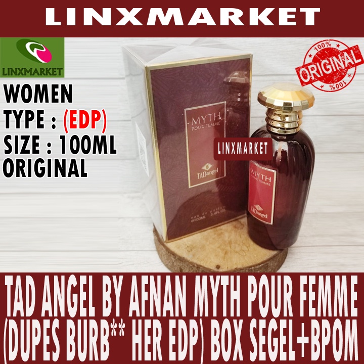 Jual TADANGEL TAD ANGEL BY AFNAN MYTH POUR FEMME EDP 100ML (BOX SEGEL+BPOM) | Shopee Indonesia