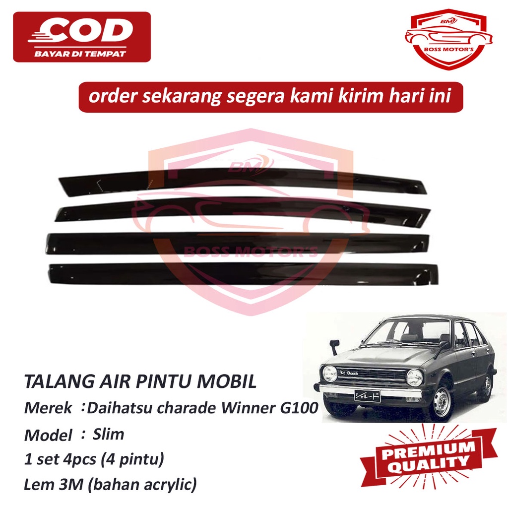 Jual talang air mobil Daihatsu charade Winner G100 model slim 4pintu ...