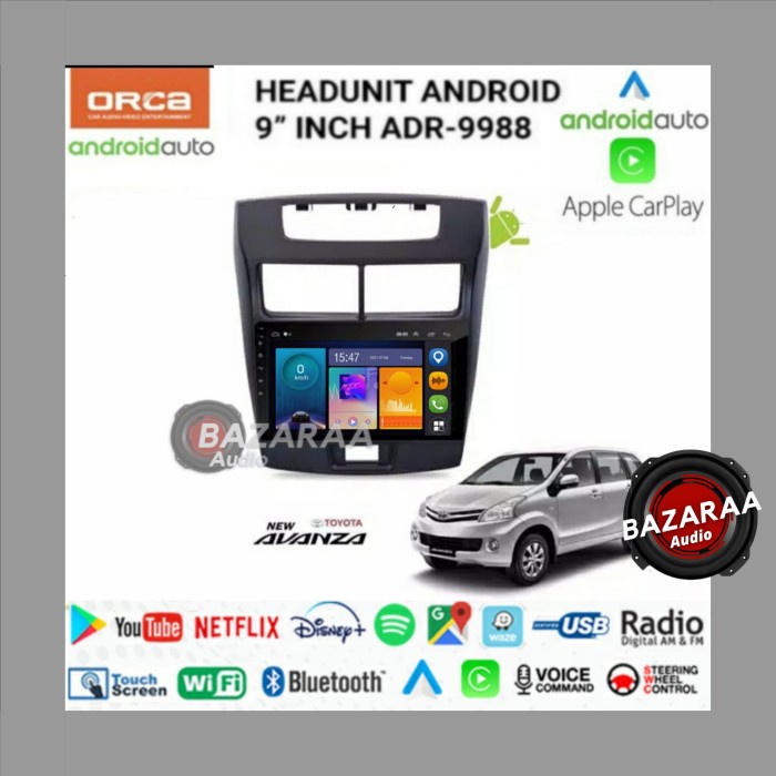 Jual Head Unit Android ORCA 9 Inch New AVANZA /XENIA 2012-2018 New ...