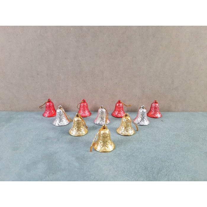 Jual Hiasan Natal - Lonceng Mini - Mix Motif | Shopee Indonesia