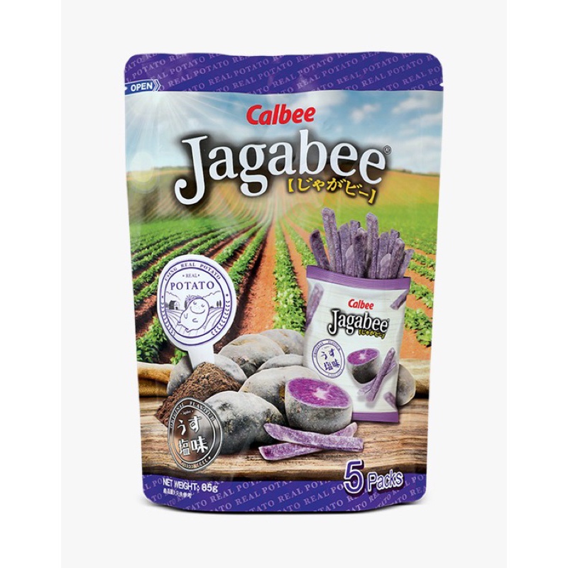 Jual Calbee Jagabee Potato Stick Pouch (Purple) | Shopee Indonesia
