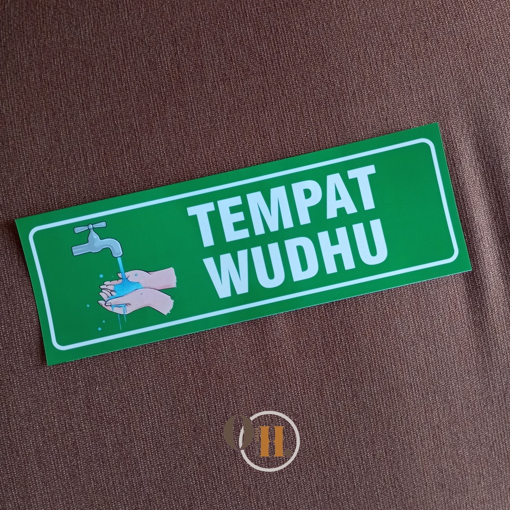 Jual Stiker Tempat Wudhu - Stiker Fasilitas Tempat Ibadah - Stiker ...
