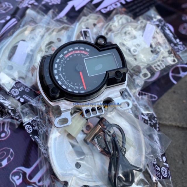 Jual Speedometer spido koso rx2n set dudukan pangkon spido digital koso ...