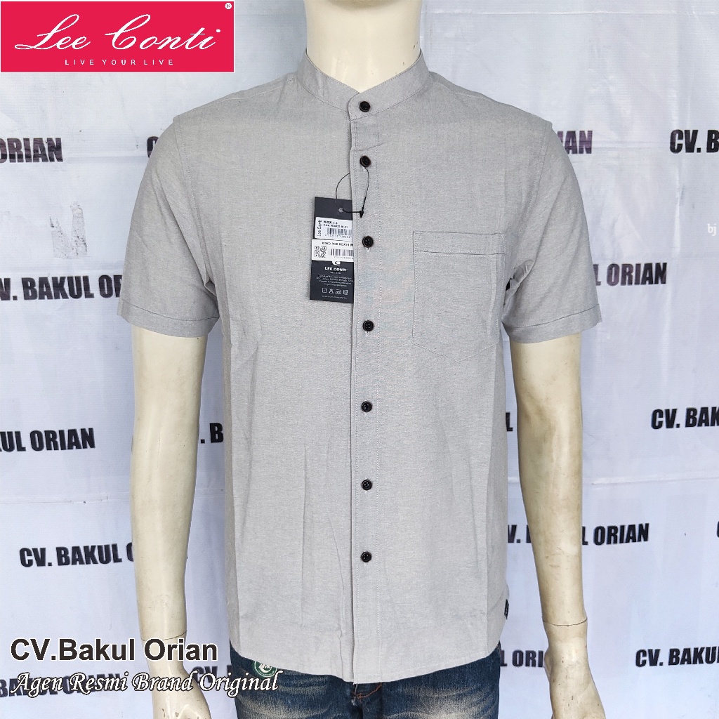 Jual Baju Koko Kemeja pria Lee Conti - KOX14 | Shopee Indonesia