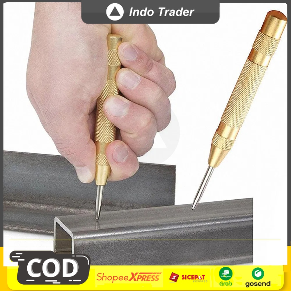 Jual Penanda Titik Bor Senter Pen Automatic Center Punch Alat Marking ...