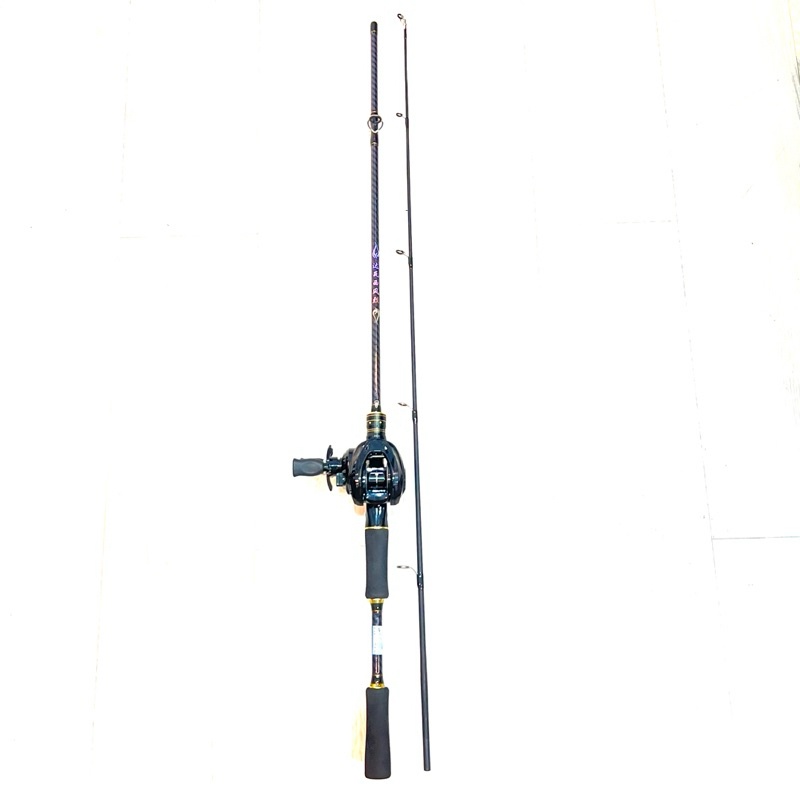 Jual Satu set joran Bc Golden 180 dan reel Clicker full metal (Hitam ...
