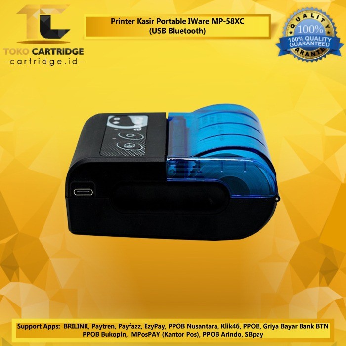 Jual Printer Kasir Thermal Portable 58mm 58 mm Iware MP 58XC MP-58X ...