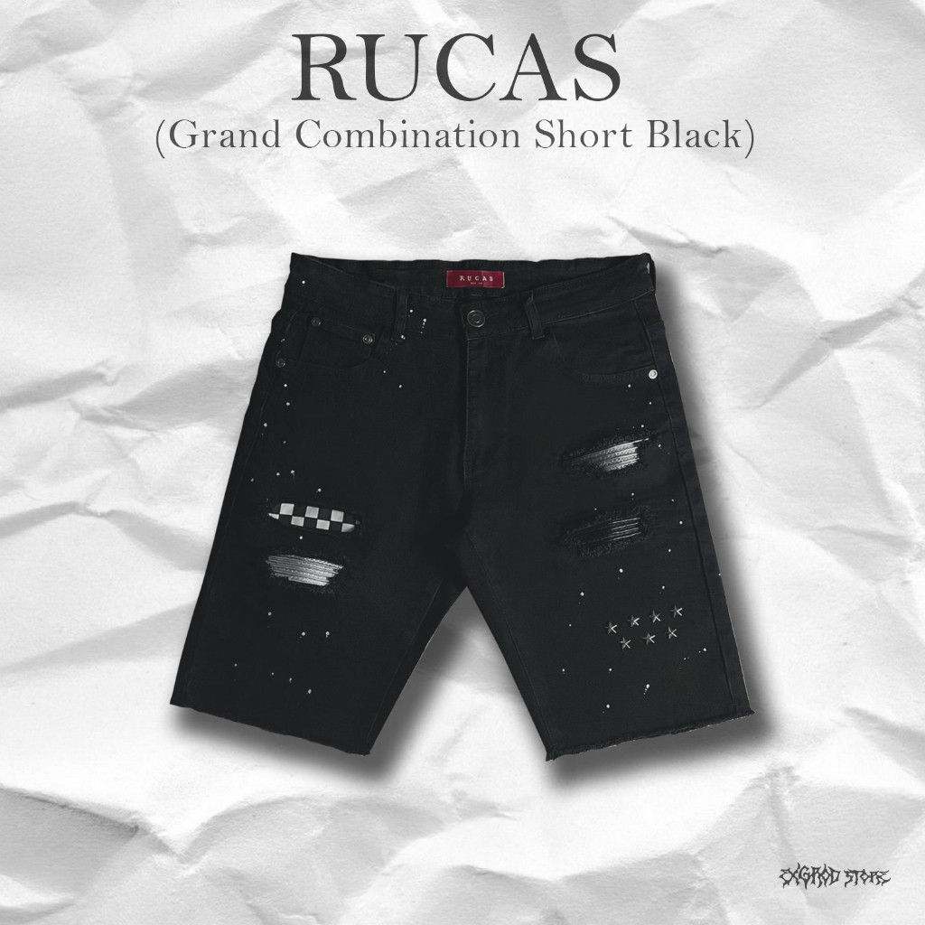 Jual RUCAS SEASON 9 SHORT ORIGINAL 100% - Grand Combination Short Black ...