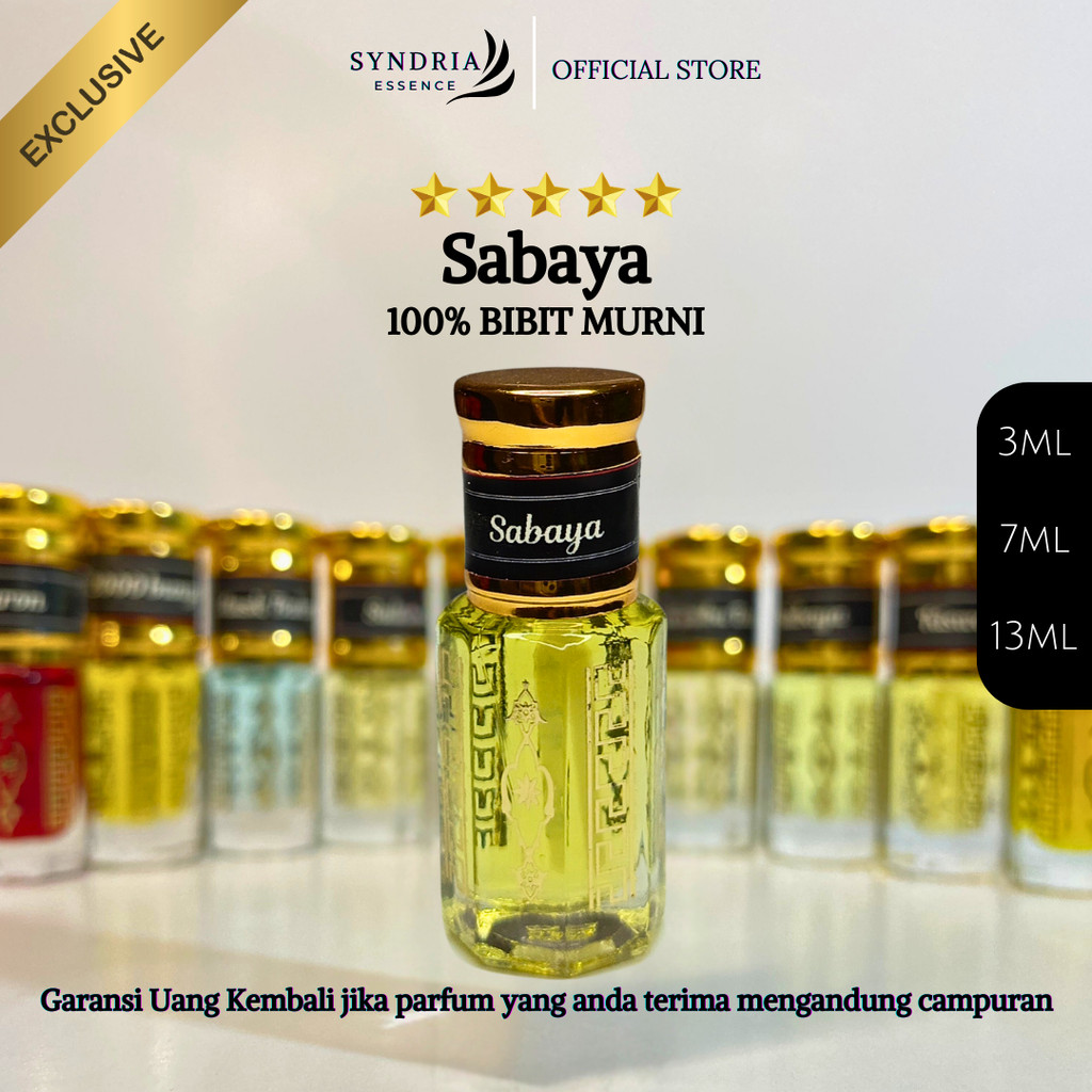 Jual Minyak wangi Sabaya botol tola exclusive 100% bibit murni tanpa campuran apapun | Shopee ...