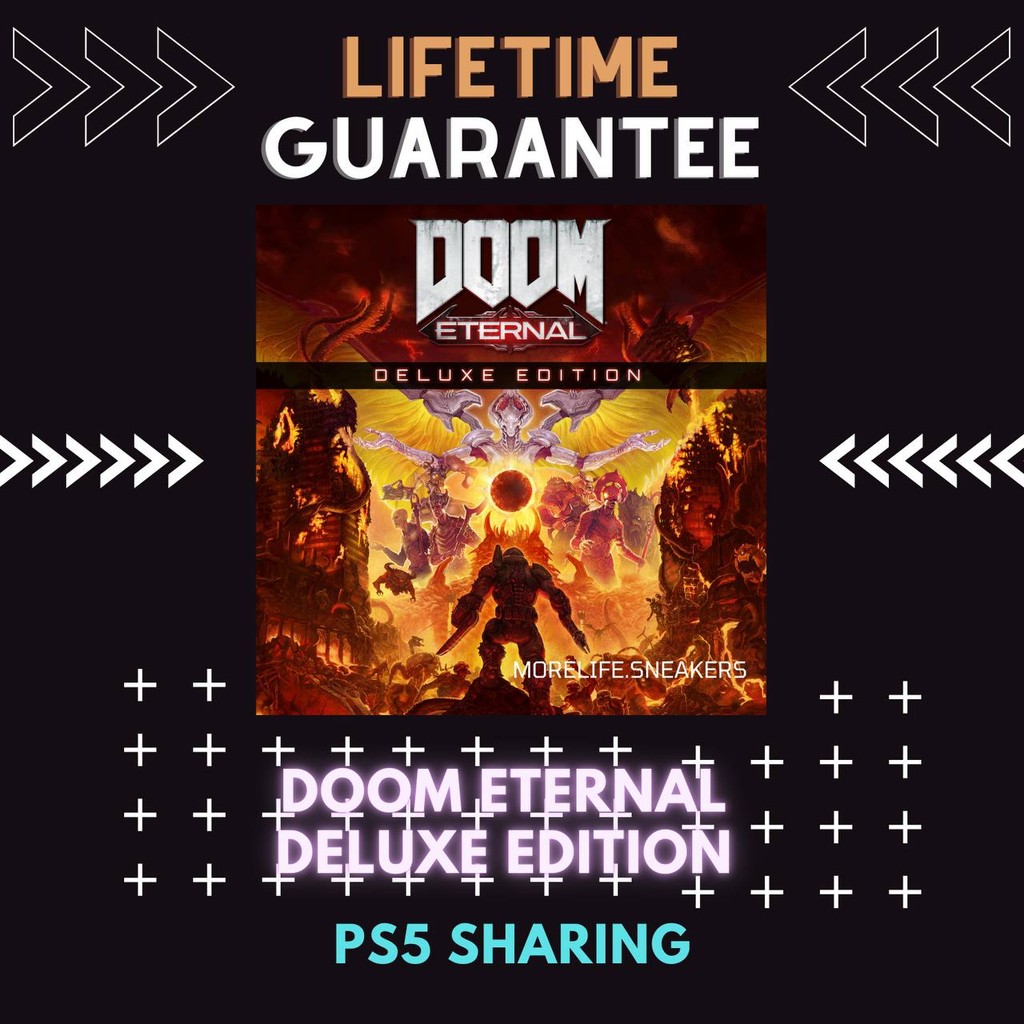 Jual Doom Eternal Deluxe Edition, for PlayStation 5, PS5 Digital & Disc ...