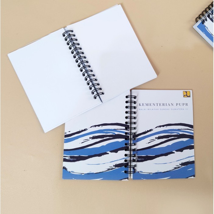 Jual Cetak Notes Custom Notebook A6,A5,B5 Block Note Polos Spiral 50 ...