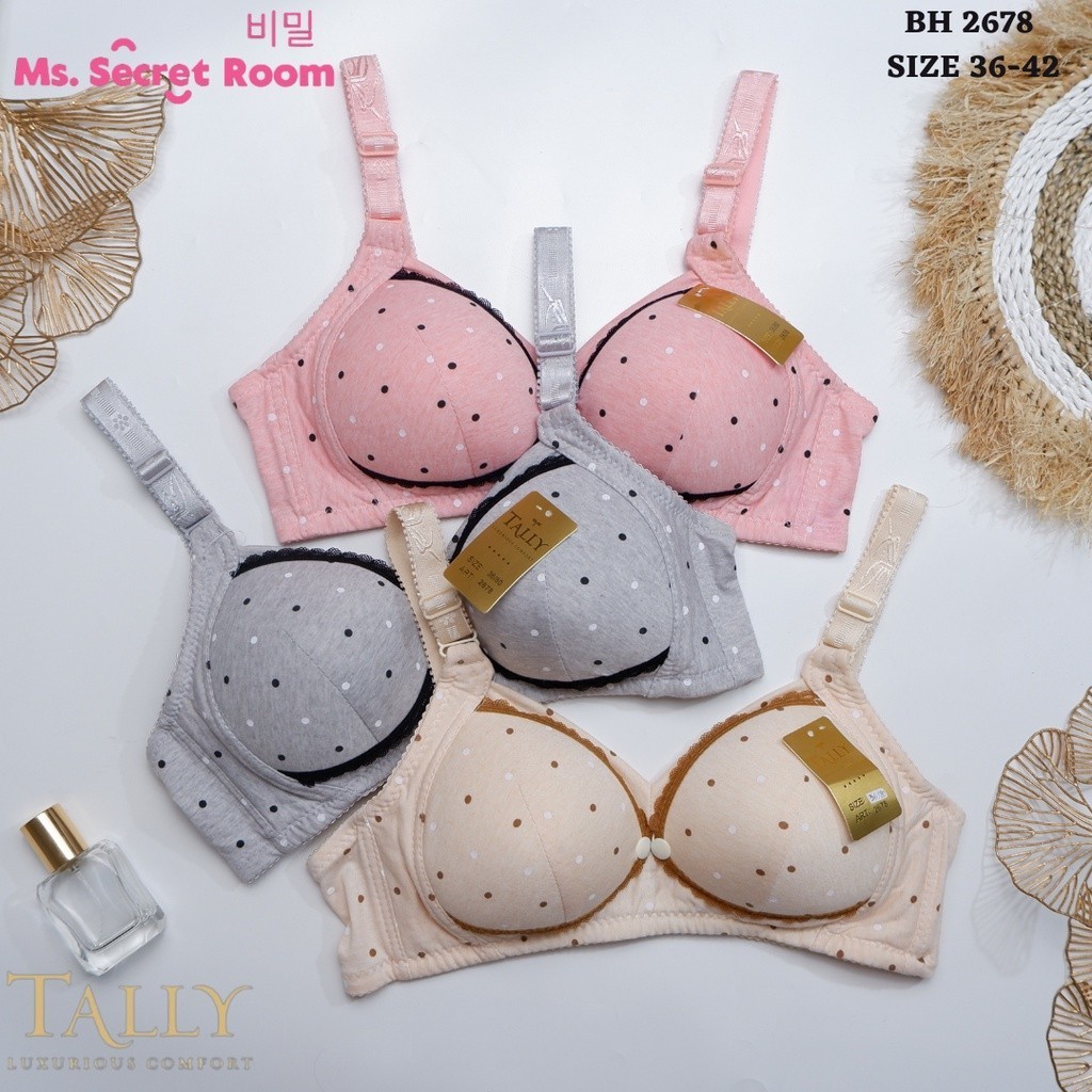 Jual TALLY BRA BH 2678 MENYUSUI | CUP C | FULL CUP | TANPA KAWAT | BUSA TIPIS | SIZE 36-42 ...