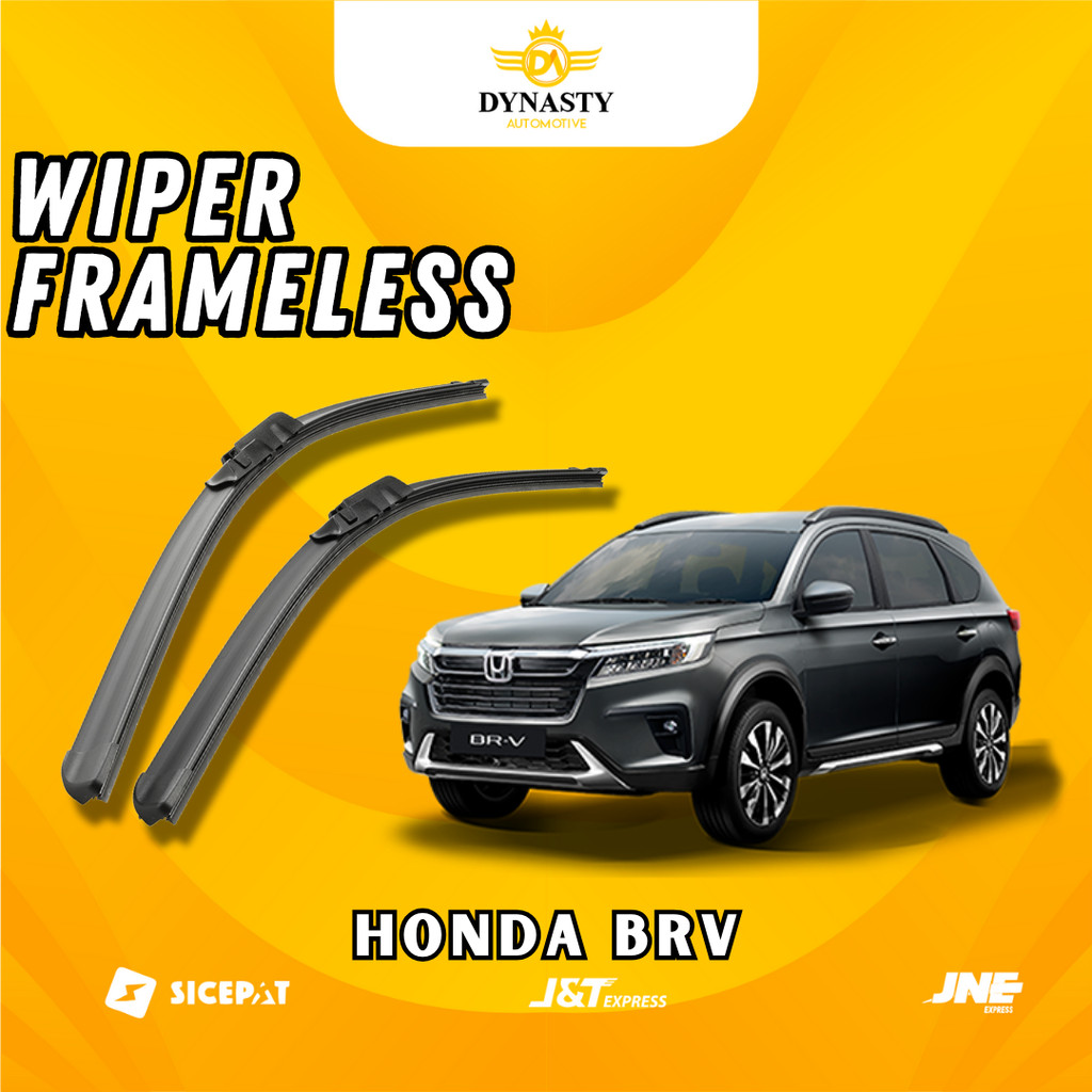Jual 1 SET (2 PCS) Wiper - Honda BRV / BR-V 2016-2021 - Model Frameless ...