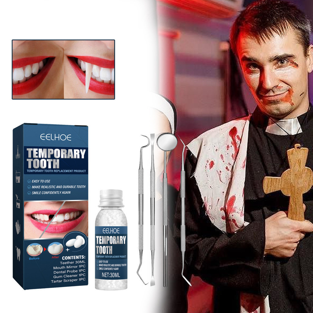 Jual EELHOE Dental Filling Set Solid Denture Adhesive Glue DIY Tools ...