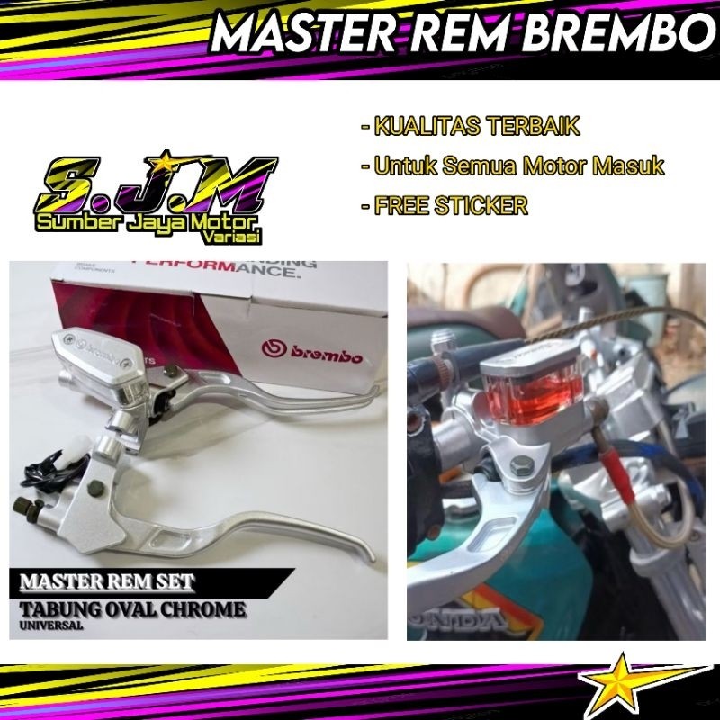 Jual Master Rem Tabung Oval Master Rem Motor Handle Rem Motor | Shopee ...