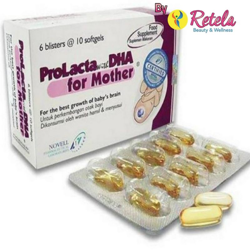 Jual PROLACTA DHA FOR MOTHER 1 STRIP 10 KAPSUL | Shopee Indonesia
