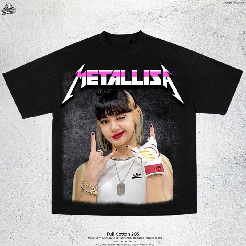 Jual T-Shirt Metallisa Summer - Oversized Boxy Model | Shopee Indonesia