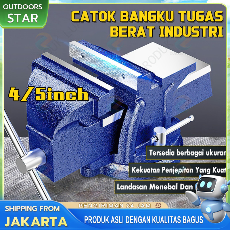 Jual Catok Clamp 5'' / catok paron / Ragum Klem / Catok Meja / Bench ...
