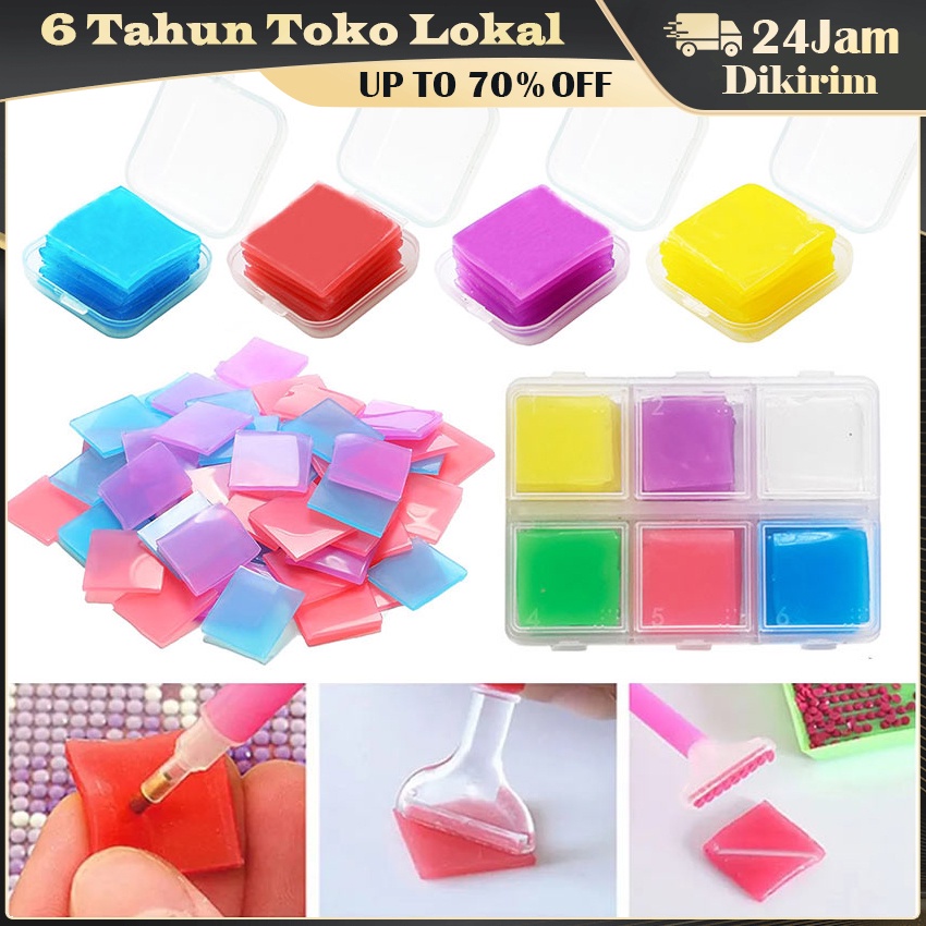 Jual Set Alat Lumpur Lilin 6 Warna Dengan Tanah Liat Perekat Lukisan ...