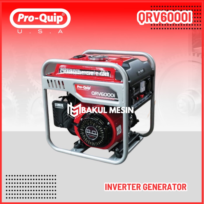 Jual PROQUIP QRV 6000 Mesin genset bensin 3000watt generator set ...