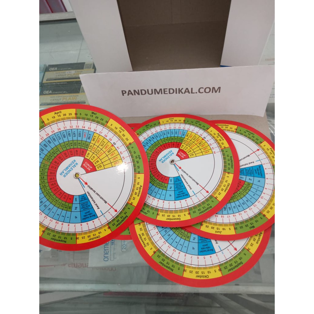 Jual Kalender Kehamilan bumil - kalender hamil menghitung usia janin ...
