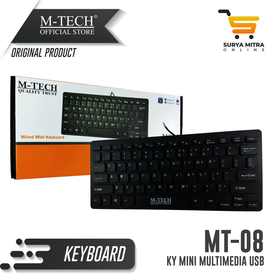 Jual M-Tech Keyboard for MT08 Komputer PC Laptop Multimedia | Shopee ...