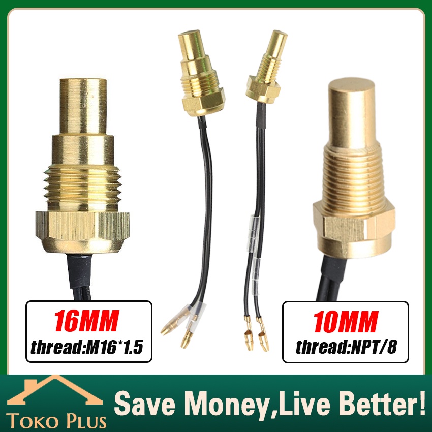 Jual Sensor Suhu Air Digital Ukuran 10 / 16 MM Untuk Mobil | Shopee ...