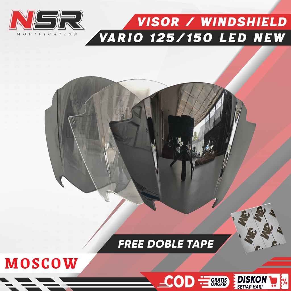 Jual VISOR Winsil VARIO 125 2022-2023 Windshield VARIO 125 NEW CBS ISS ...