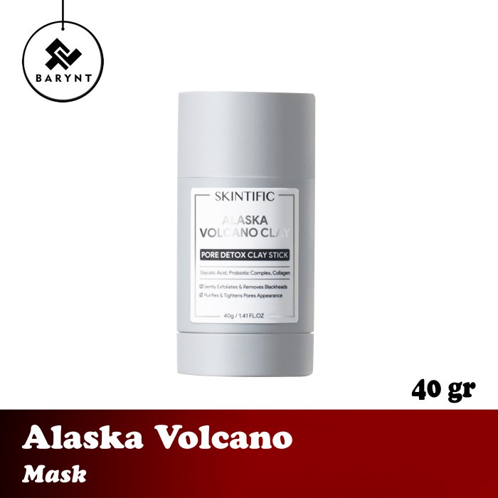 Jual New Skintific Alaska Volcano Pore Clay Stick 40g - Mask 40 g ...