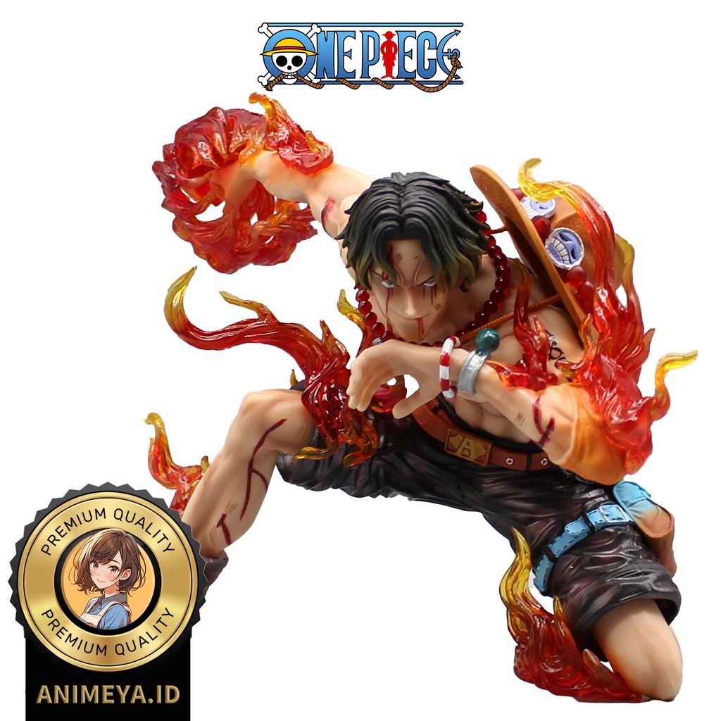 Jual ACTION FIGURE ONE PIECE PORTGAS D. ACE KOLEKSI PATUNG ANIME MANGA ...