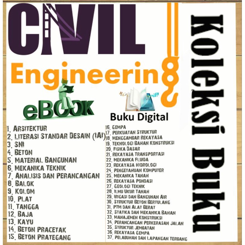 Jual BUKU EBOOK TEKNIK SIPIL DAN ARSITEKTUR (TERLENGKAP DAN TERMURAH) | Shopee Indonesia