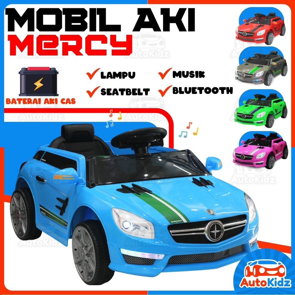 Jual Mobil Aki Anak Besar Mercy Mercedez Benz Mobilan Listrik Bisa ...