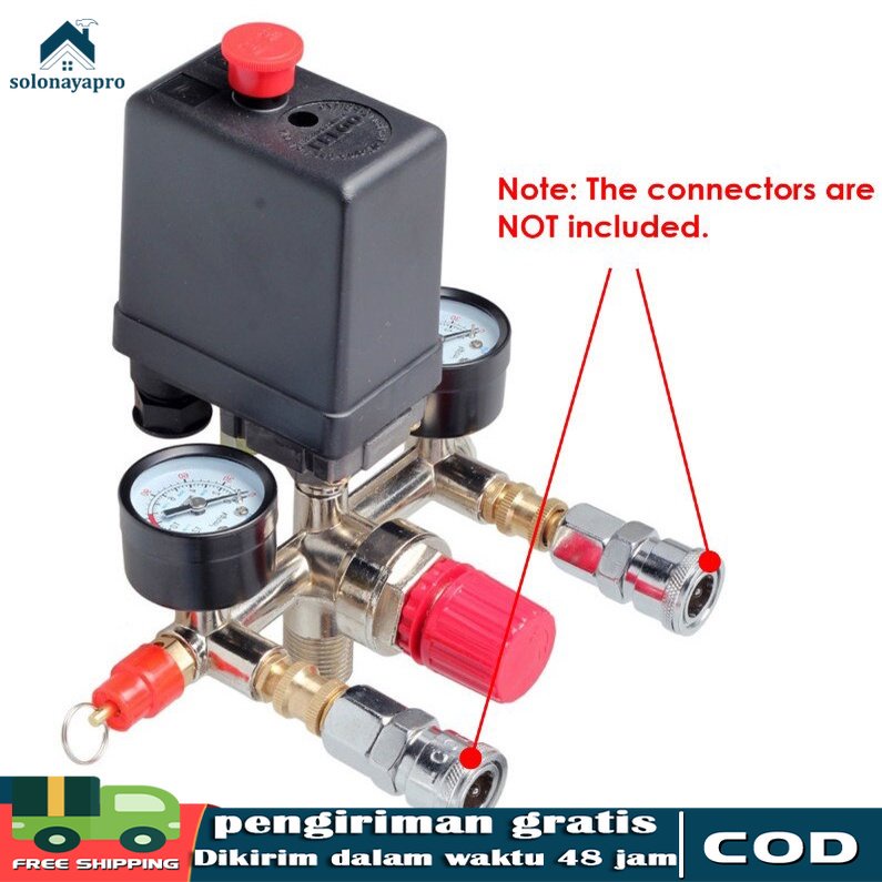 Jual WT64RG Otomatis Kompresor Regulator Set Pressure Valve Switch ...