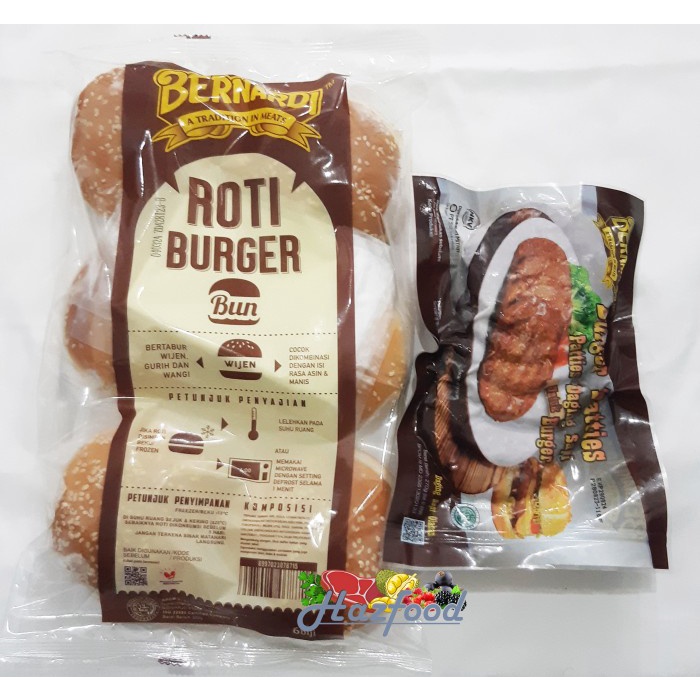Jual Paket Burger Bernardi + Bernardi Burger Daging Sapi (kasar ...
